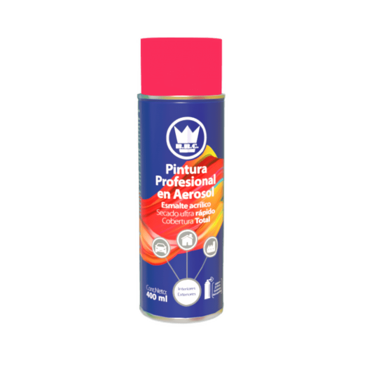 PINTURA ACRÍLICA COLOR ROSA FLUORESCENTE – Corona – Espacios e Ideas